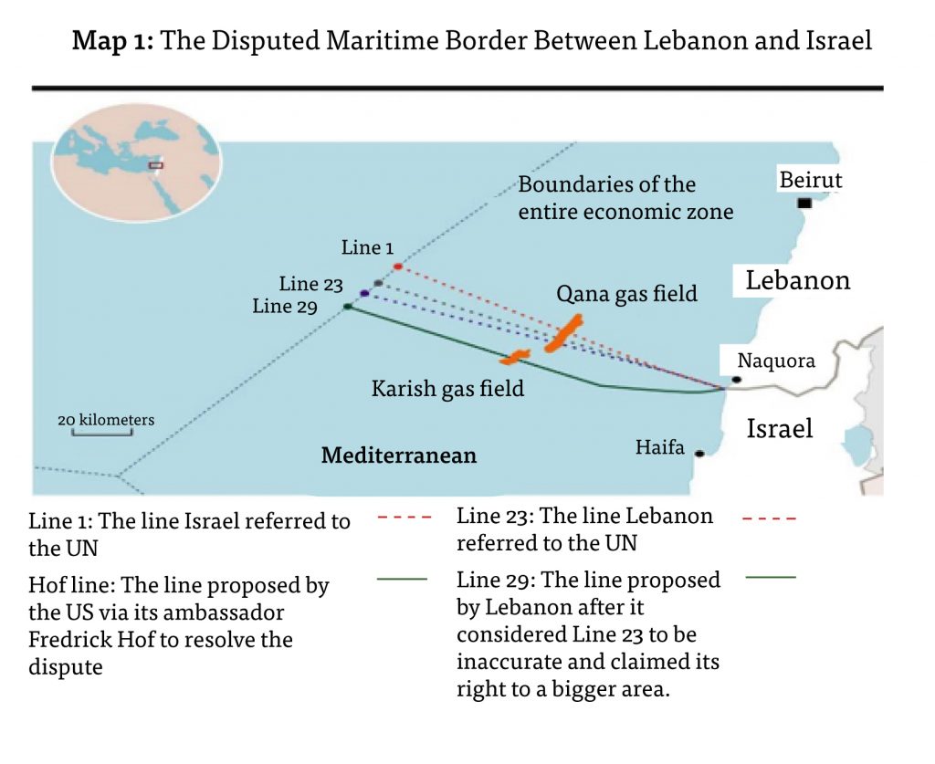 Calculus of Lebanon-Israel Maritime Border Demarcation Agreement ...